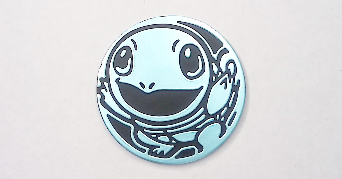 ゼニガメ：ブルーノンホロ【Squirtle Blue Non Holofoil】 | ポケモンコインファン - Pokémon Coin Fan
