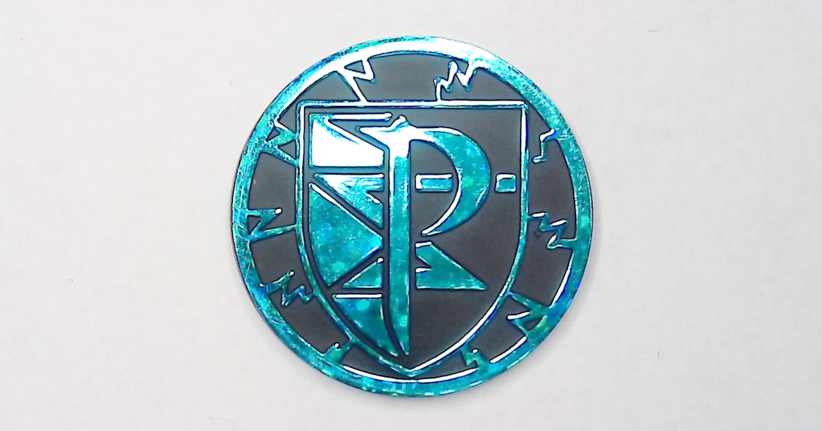 プラズマ団エンブレム：ブルースペクルホロ【Team Plasma emblem Blue Speckle Holofoil】 | ポケモン ...