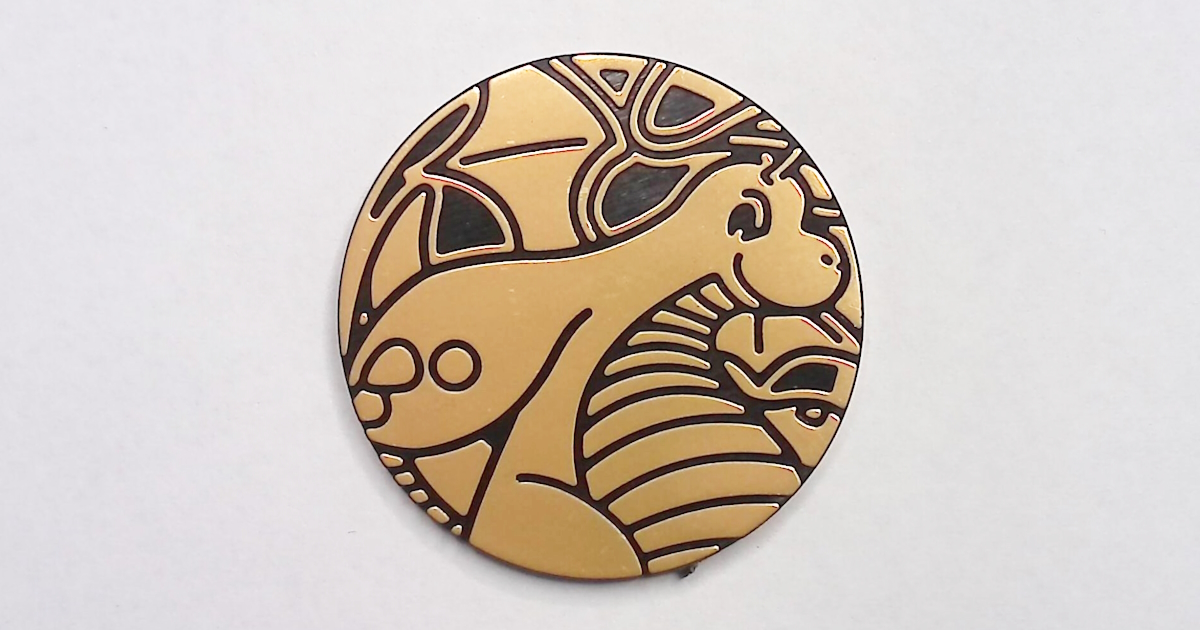 カイリュー：ゴールドノンホロ【Dragonite Gold Non Holofoil】 | ポケモンコインファン - Pokémon Coin Fan