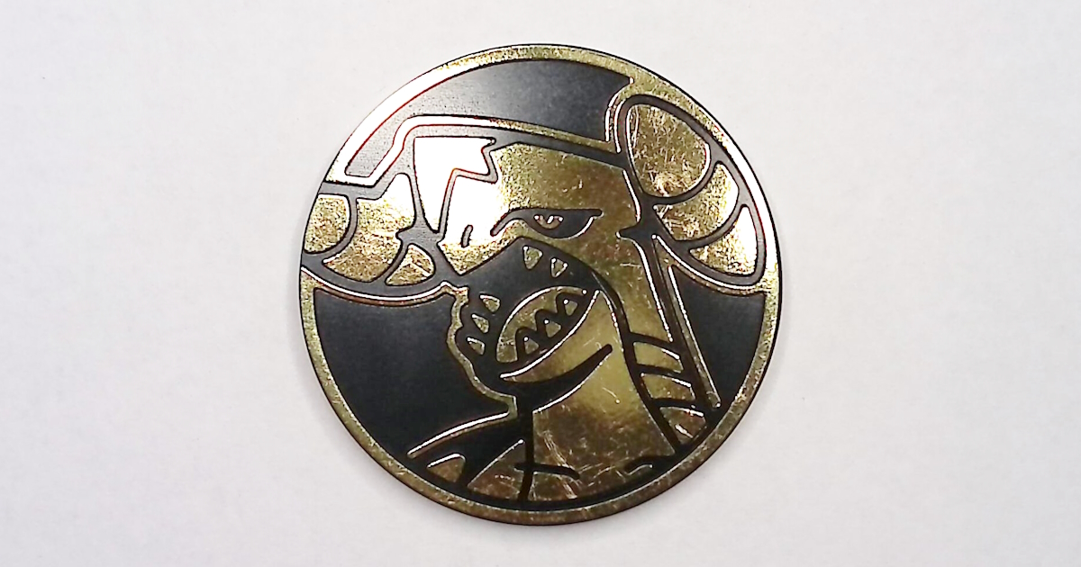 ガブリアス：ゴールドミラーホロ【Garchomp Gold Mirror Holofoil】 | ポケモンコインファン - Pokémon ...