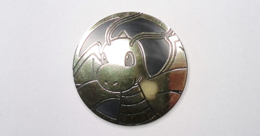 カイリュー：ゴールドミラーホロ【Dragonite Gold Mirror Holofoil】 | ポケモンコインファン - Pokémon ...