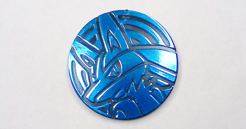 ルカリオ：ブルーミラーホロ【Lucario Blue Mirror Holofoil】 | ポケモンコインファン - Pokémon Coin Fan